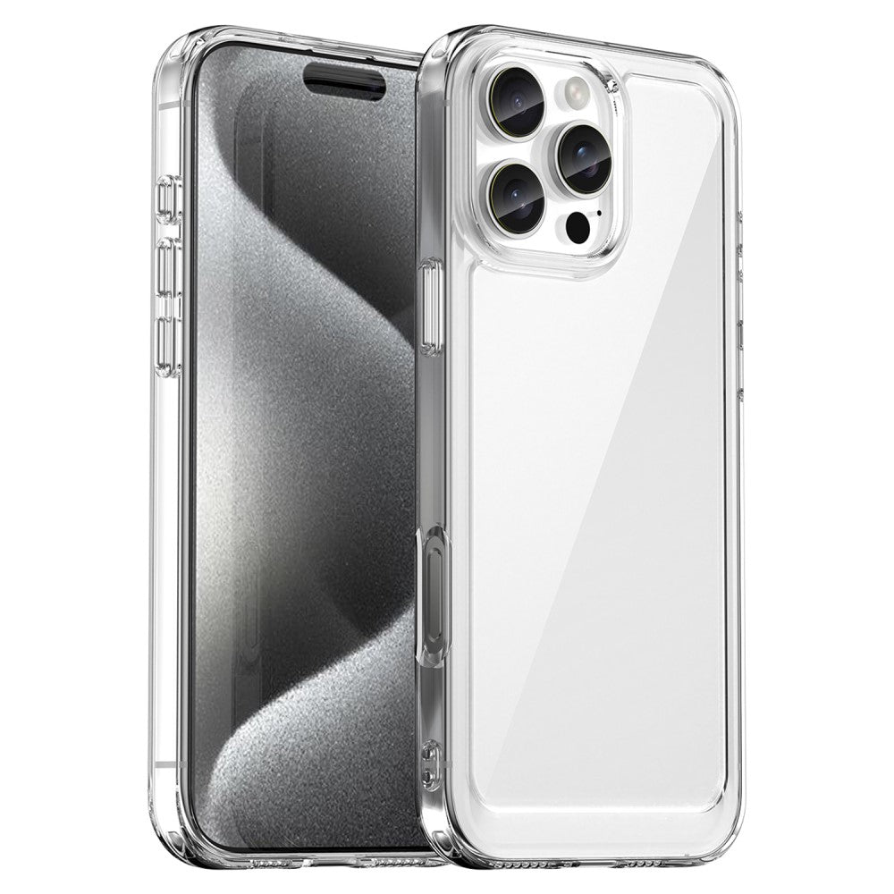 iPhone 16 Pro Max slimme acrylhoes - Transparant – Lux-Case